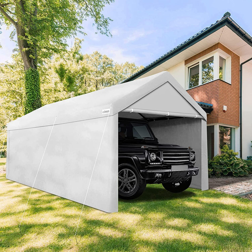 COBIZI 10X20ft Heavy Duty Canopy with Removable Sidewall, Upgraded Out