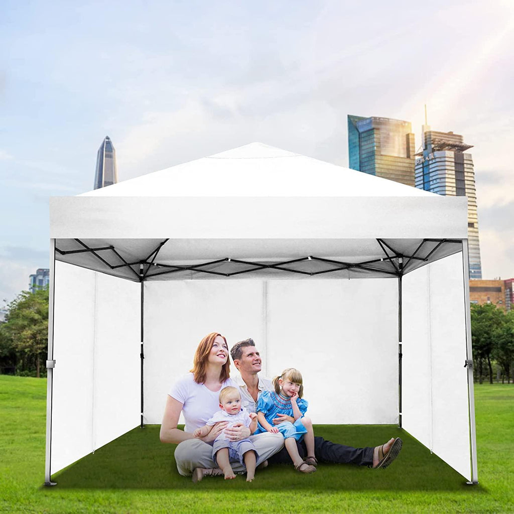 COBIZI Pop Up Canopy Sidewall Instant Canopy Wall 10'X10' with Zipper