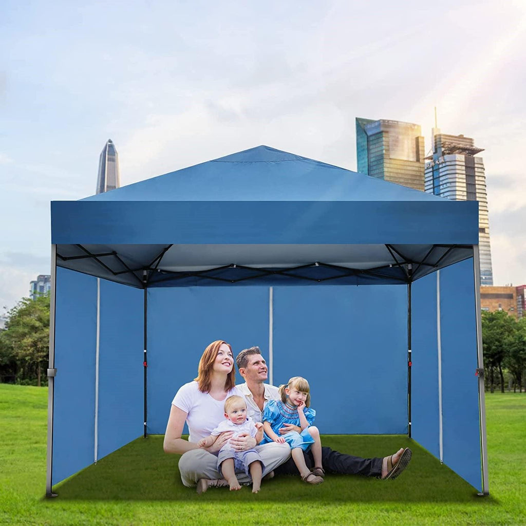 COBIZI Pop Up Canopy Sidewall Instant Canopy Wall 10'X10' with Zipper