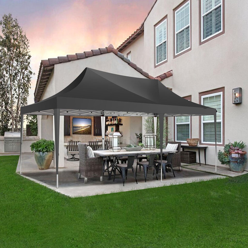 YUEBO 10'x20' Ez Pop Up Canopy Tent Commercial Instant Canopies with 6 ...
